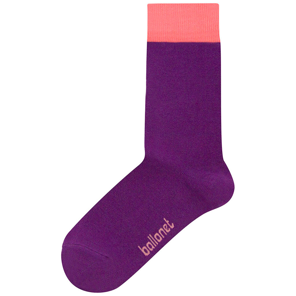 Men's Women's Solid Colour Crew Socks - Block Berry Socks – Ballonet Socks